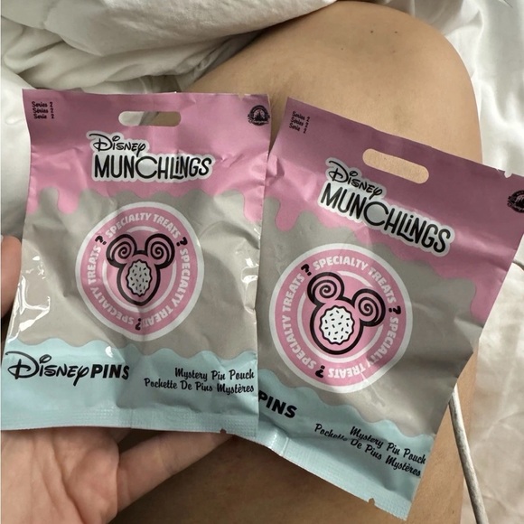 Disney | Accessories | Disney Munchlings Mystery Pins Series 2 Pouches ...